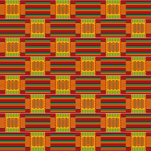 Ethnic seamless pattern african kente cloth Vector Image