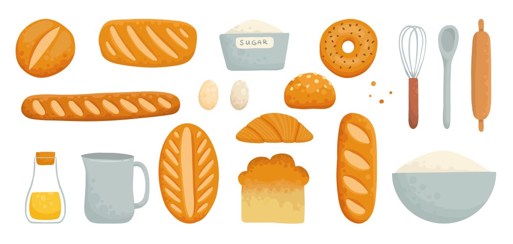 Cartoon Bread and Butter Vector Images (over 4,800)