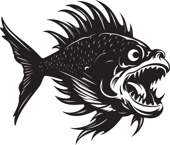 Evil Fish Vector Images (over 1,700)