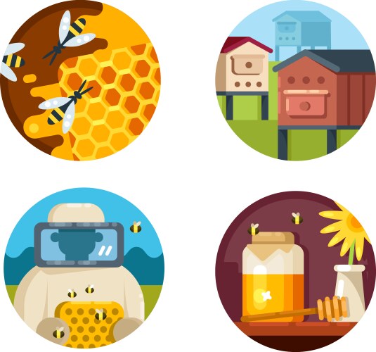 Pixel Honeycomb Vector Images (over 890)