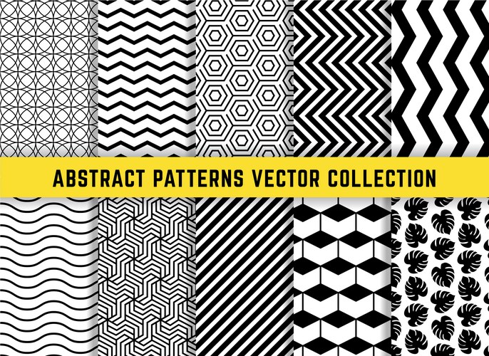 Abstract geometric seamless pattern background Vector Image