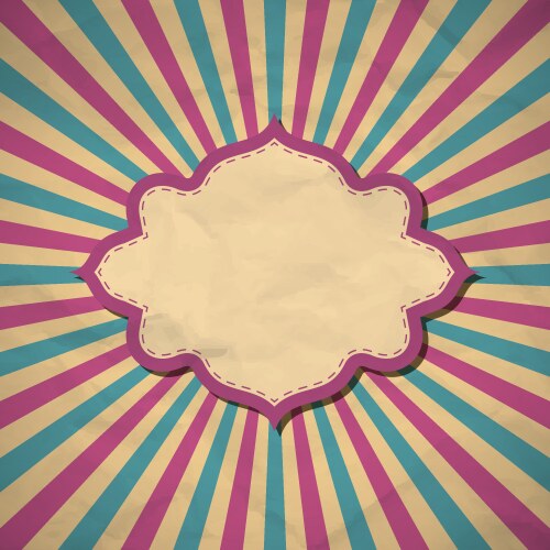 Retro frame Royalty Free Vector Image - VectorStock