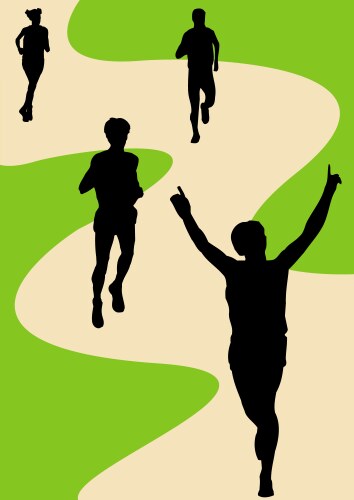 Runner Winner Vector Images (over 8,200)
