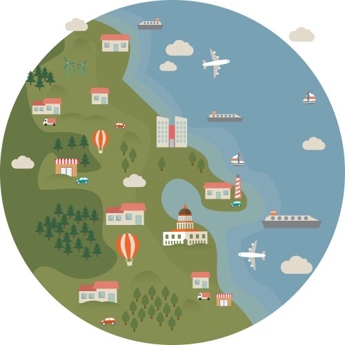 Aerial Vector Images (over 56,000)