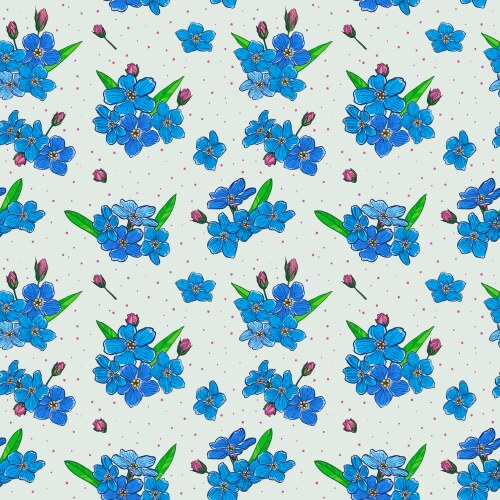 Forget Me not Vector Images (over 2,300)