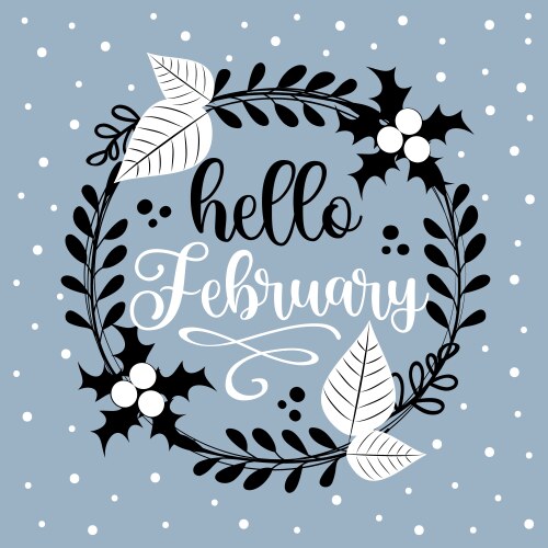 Hello February Vector Images (over 1,200)