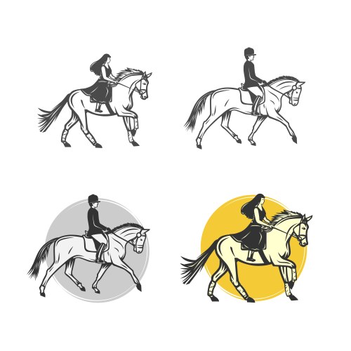 Horse collection Royalty Free Vector Image - VectorStock