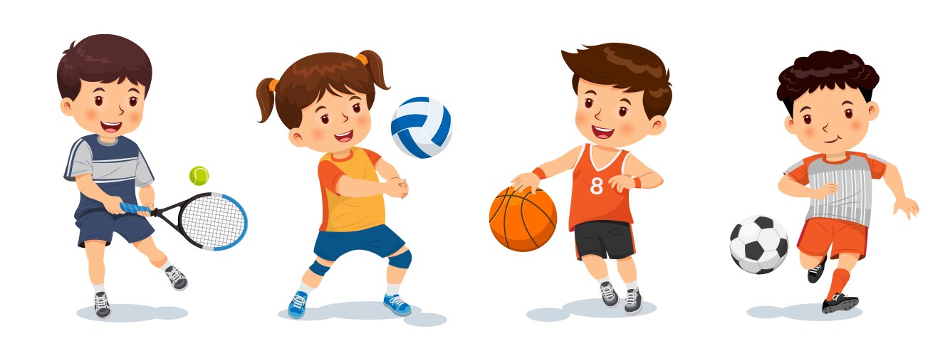 Kids Playing Sports Clip Art Sports Kids Clip Art By Clip Art Corral