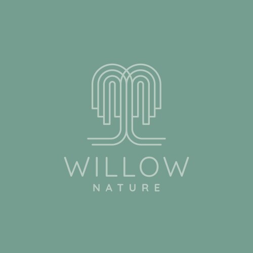 Willow tree logo Vector Images & Graphics for Commercial Use | VectorStock
