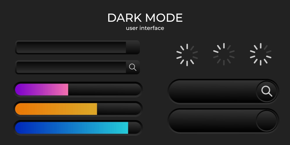 Light mode ui simple elegant set of buttons Vector Image