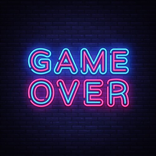 Gamepad neon sign Royalty Free Vector Image - VectorStock
