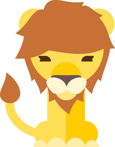 Lion Full Body Vector Images (69)