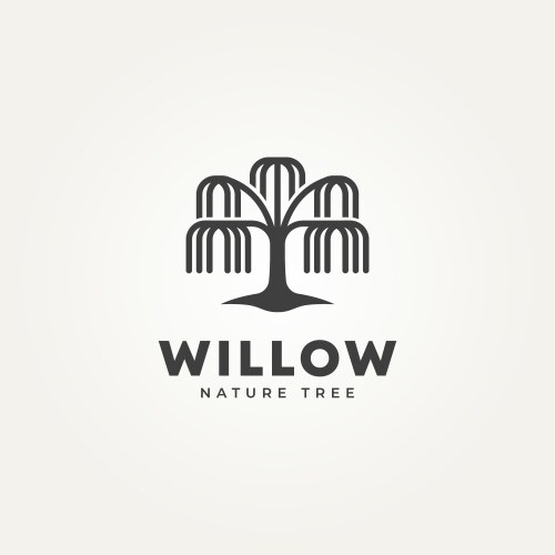 Willow tree logo Vector Images & Graphics for Commercial Use | VectorStock