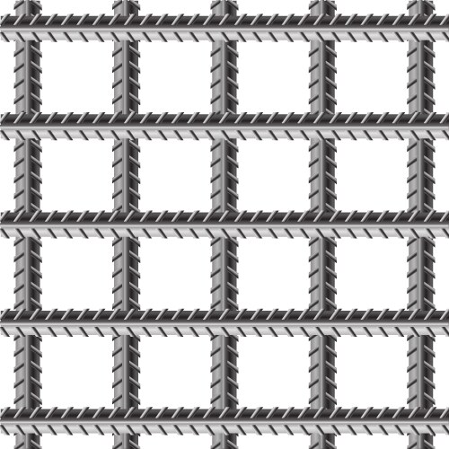 Reinforced Steel Rebar Royalty Free Vector Image