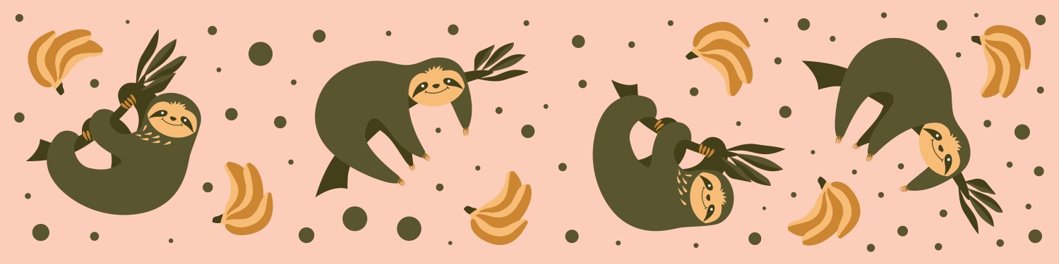 Sloth Border Vector Images (over 140)