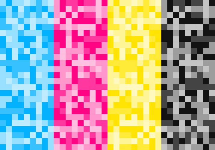 Pixelated Cmyk Creative Vector Images (68)