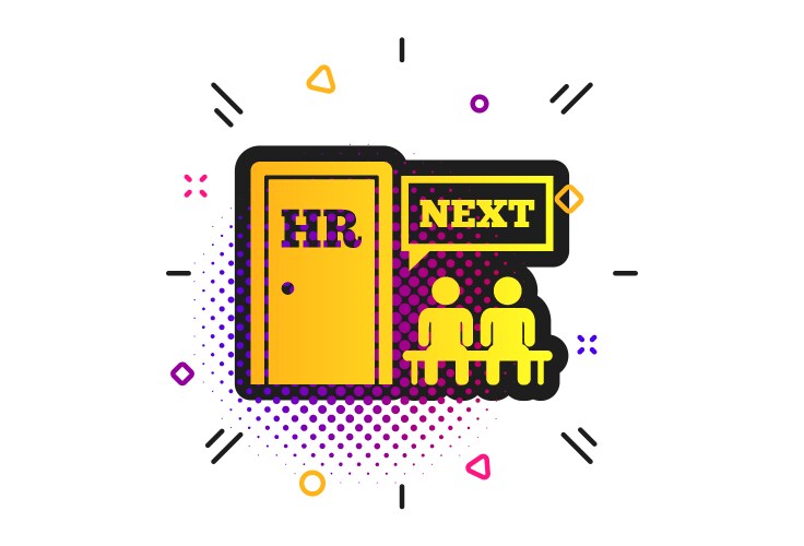 Human resources sign icon hr symbol Royalty Free Vector