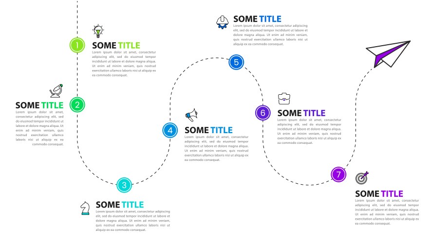 Iceberg infographic template hidden risks Vector Image