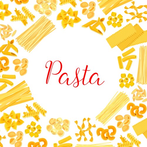Realistic pasta italian spaghetti shells Vector Image