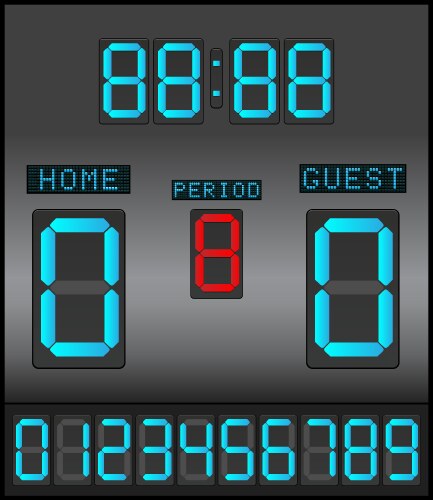 Digital Scoreboard Vector Images (over 4,700)