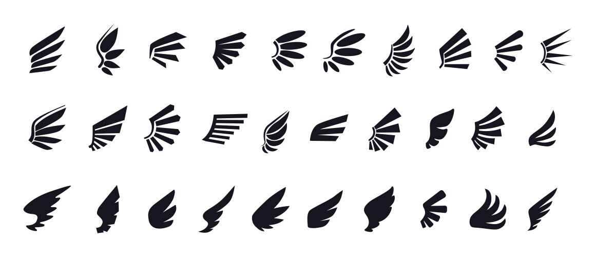 Angel Wing Logo Vector Images (over 15,000)