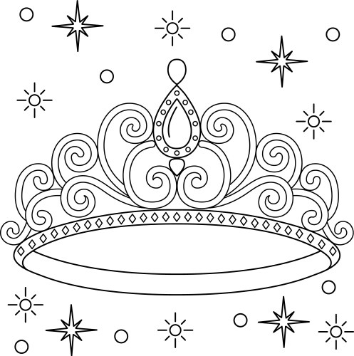 Christian children reading a bible coloring page Vector Image