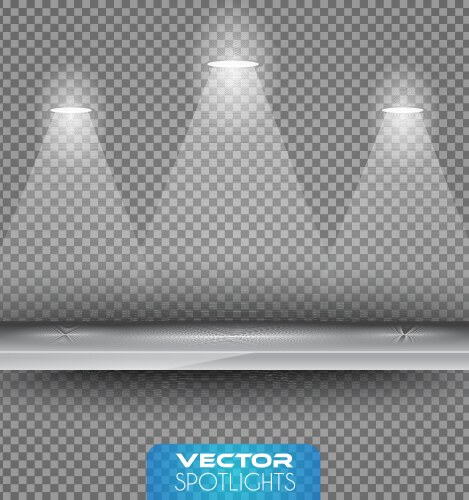 Stage lights Royalty Free Vector Image - VectorStock