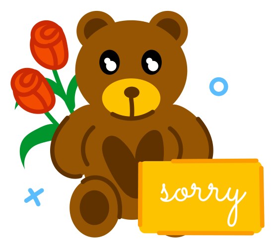 Bear Sorry Vector Images (34)