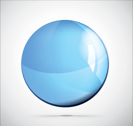 Colorful crystal ball Royalty Free Vector Image