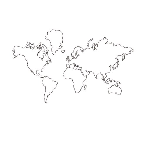 World Map Line Art Vector Images (over 31,000)