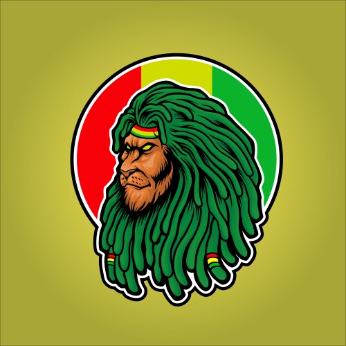 Rasta Lion Vector Images (72)