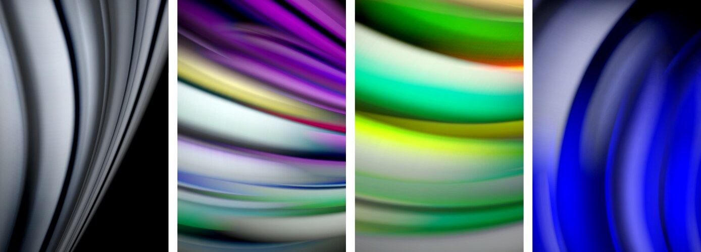 Blurred color line backgrounds Royalty Free Vector Image