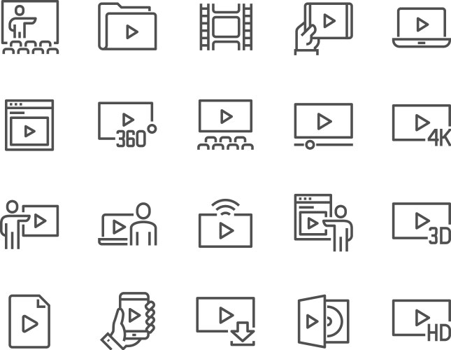 Video Vector Images (over 560,000)