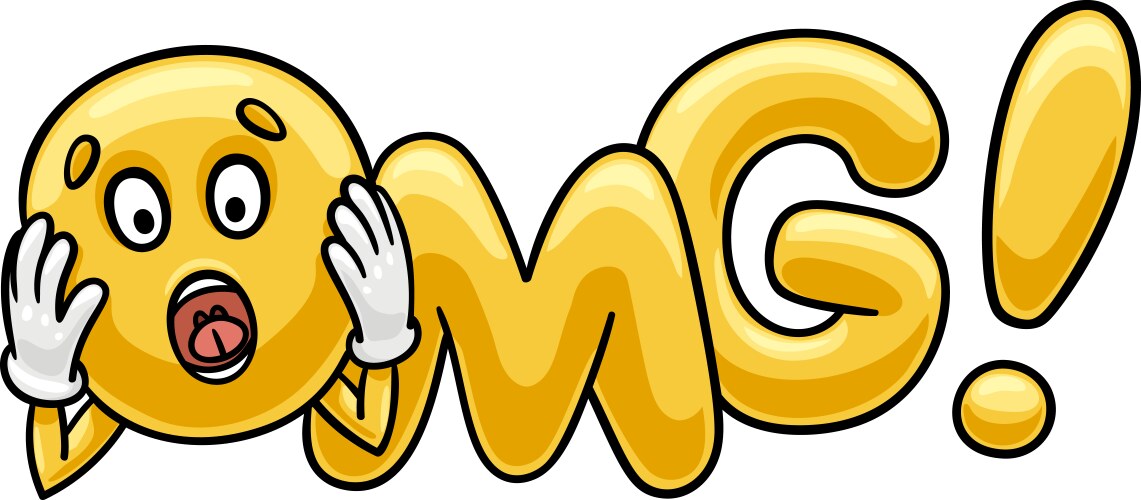 OMG Emoticon Vector Images (over 290)