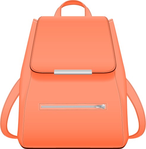 Realistic backpack Royalty Free Vector Image - VectorStock