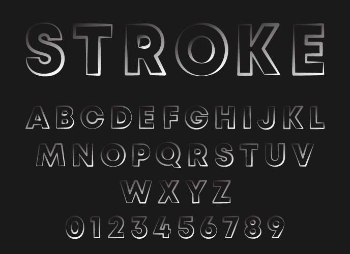 Line Letters Vector Images (over 740,000)