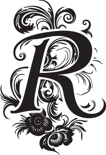 Calligraphy Letter R Vector Images (over 9,800)