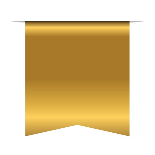 Blue bookmark banner 3d vertical book mark Vector Image