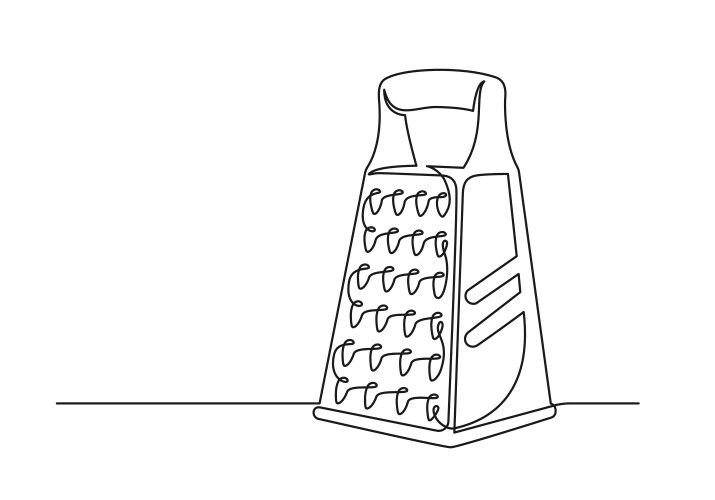 One continuous line drawing of classical Vector Image