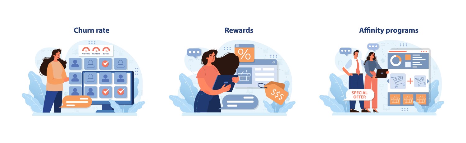 Customer Churn Vector Images (71)