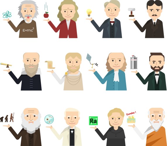Famous Scientist Vector Images (over 460)
