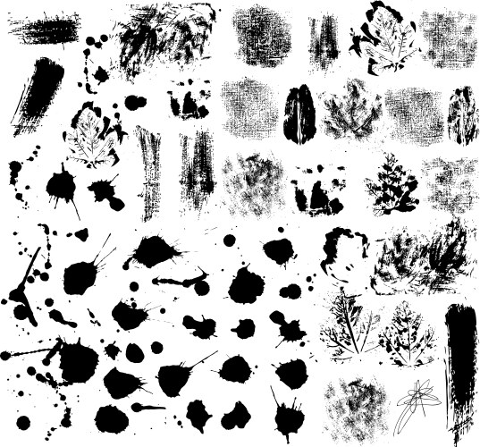 Paint Splodge Vector Images (over 4,600)