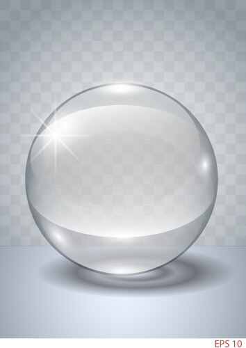 Transparent clear shiny Royalty Free Vector Image