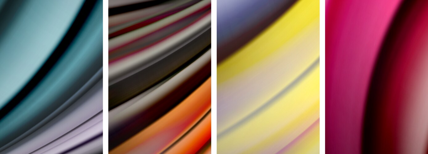 Blurred color line backgrounds Royalty Free Vector Image