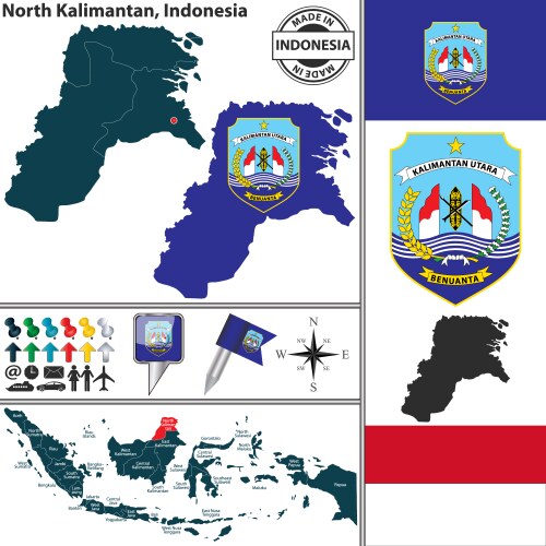 North kalimantan Vector Images & Graphics for Commercial Use | VectorStock