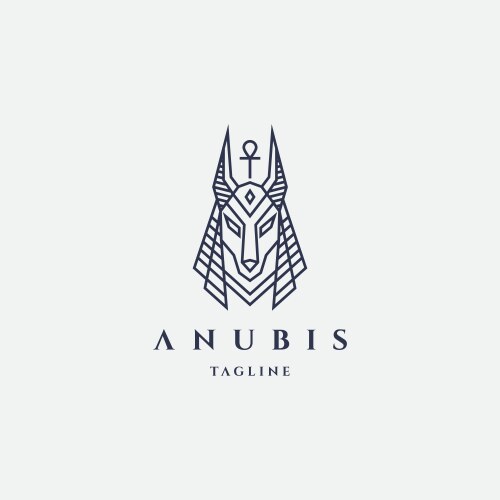 Anubis face Vector Images & Graphics for Commercial Use | VectorStock