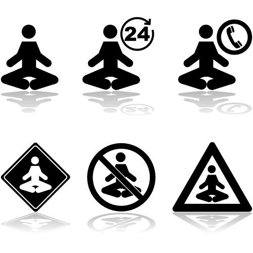 Yoga Stick Figures Vector Images (over 240)