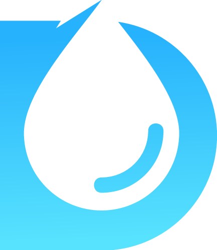 Round abstract wave water logo Royalty Free Vector Image