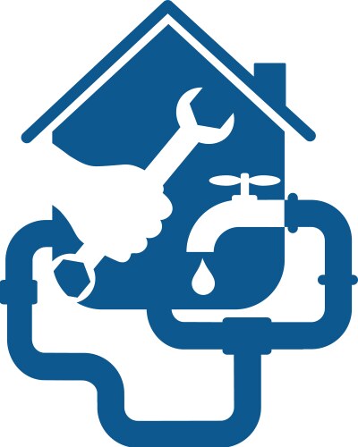 Repair plumbing symbol Royalty Free Vector Image