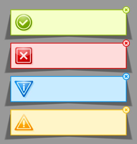 Target arrows banners Royalty Free Vector Image